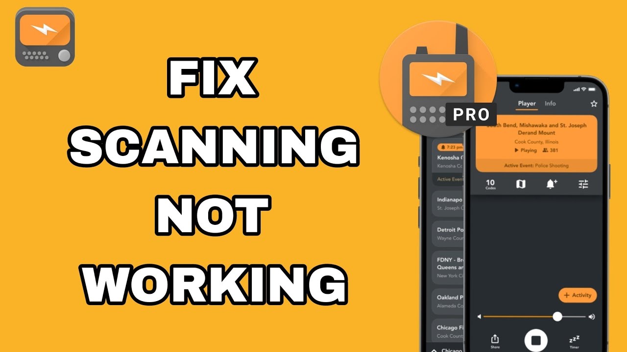 How To Fix And Solve Scanning Not Working On Scanner Radio App | Final ...