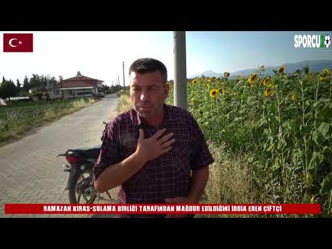RAMAZAN KIRAS-SULAMA BİRLİĞİ TARAFINDAN MAĞDUR EDİLDİĞİNİ İDDİA EDEN VATANDAŞ