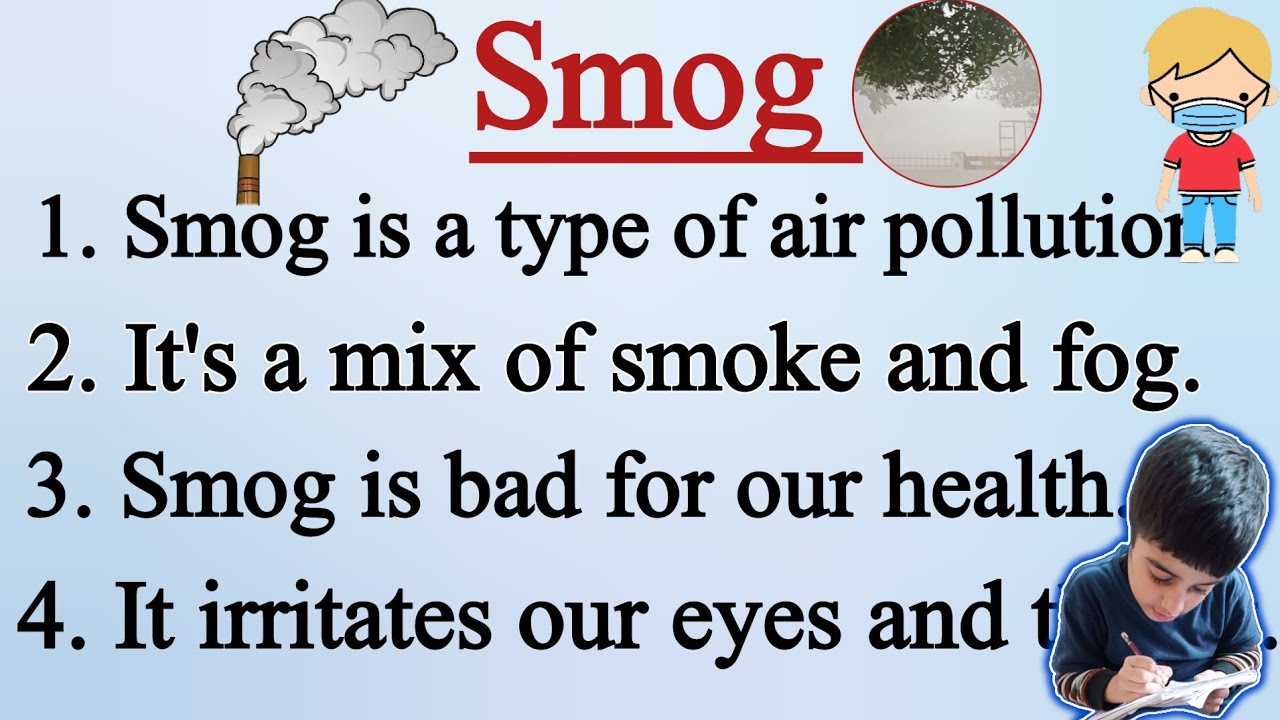 20 lines essay on Smog|short essay on smog |paragraph|Smog ...