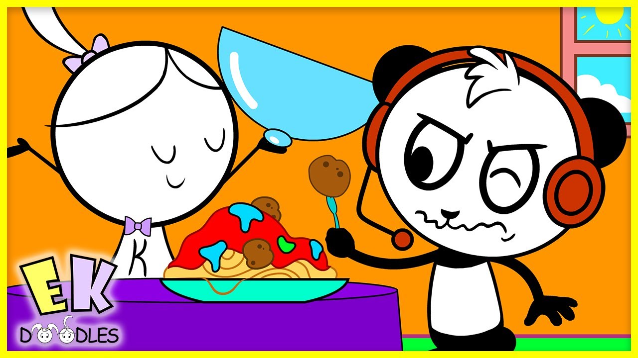 Pretend Play Cooking for Kids! EK Doodles Working a Restaurant with ...