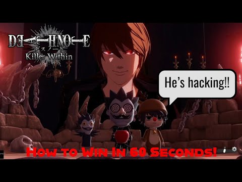 How to WIN As TEAM KIRA In DEATH NOTE Killer Within In 1 MINUTE Or LESS ...