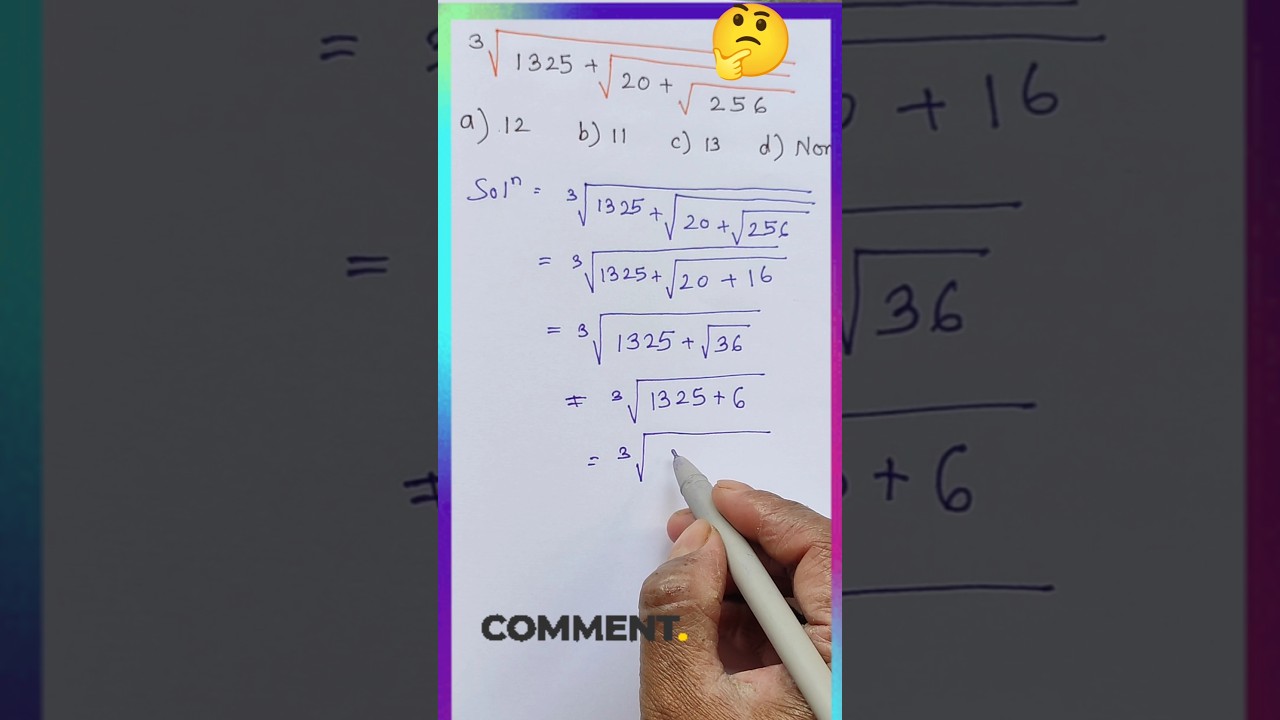 Cube Root Tricky Question Maths Education India Youtube 6104