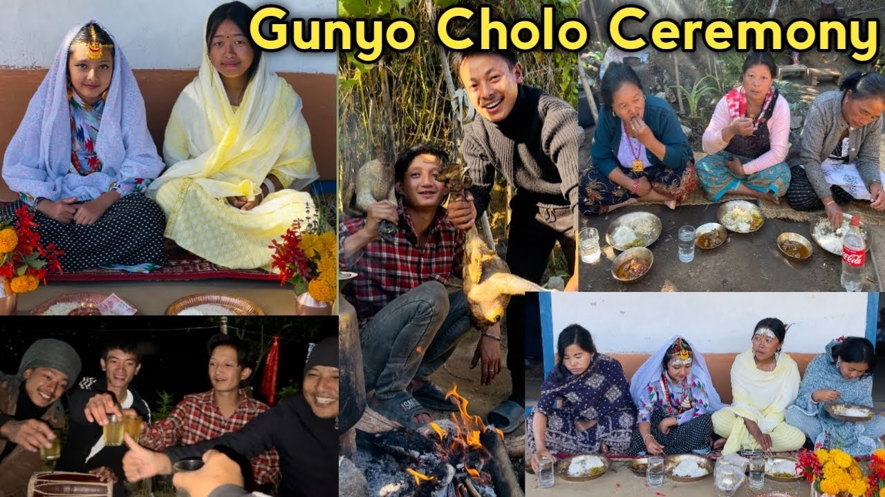 Gunyo Cholo Ceremony !#kirati #kiraticulture#villagelife #villagevlog # ...