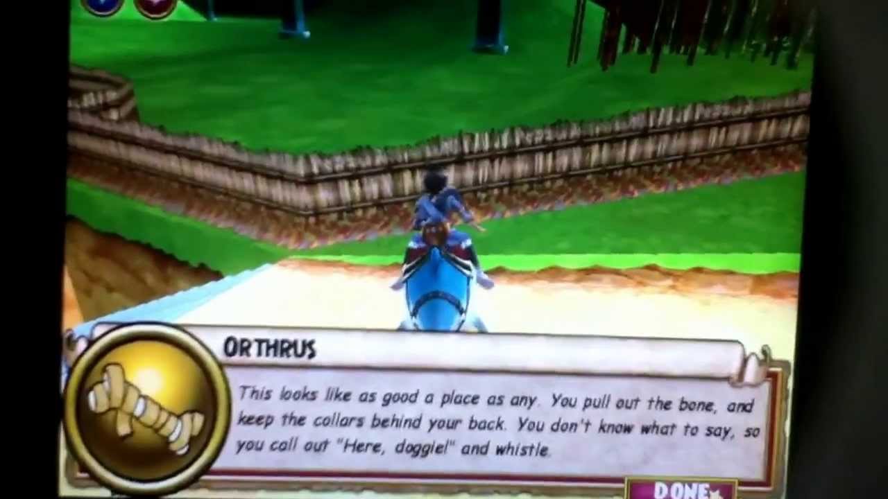 Wizard101 the spell orthrus part 1 - YouTube