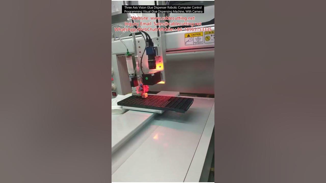 Three Axis Vision Glue Dispenser Robotic Computer Control Programming ...