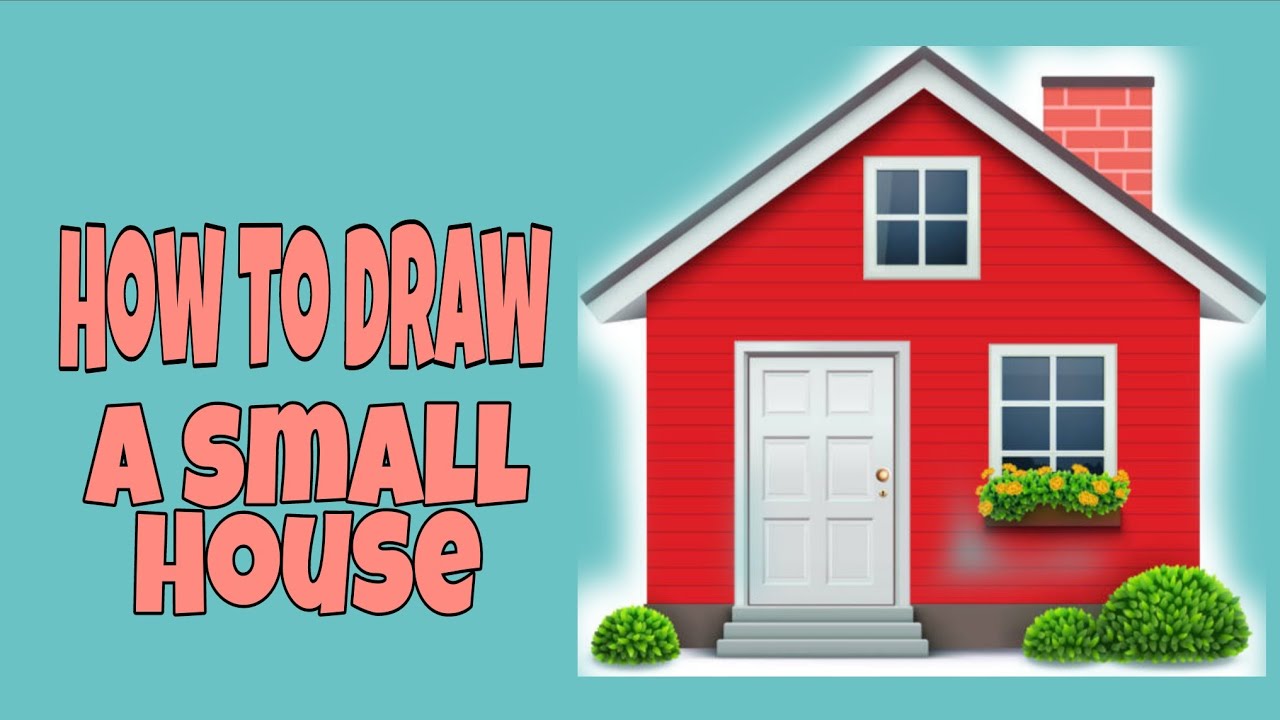 How To Draw A Small House I How To Draw A Small Cottage Very Easy I ...