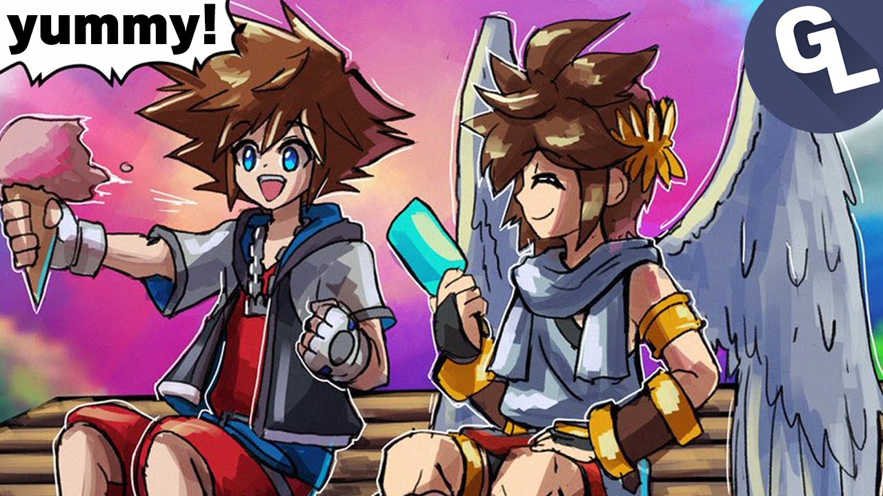 Sora meets Pit and Sonic - YouTube