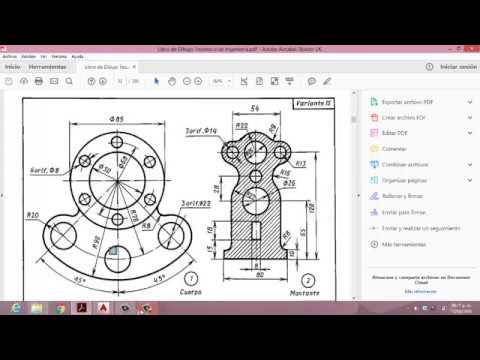 Autocad Mecanico ejercicio 1 - YouTube