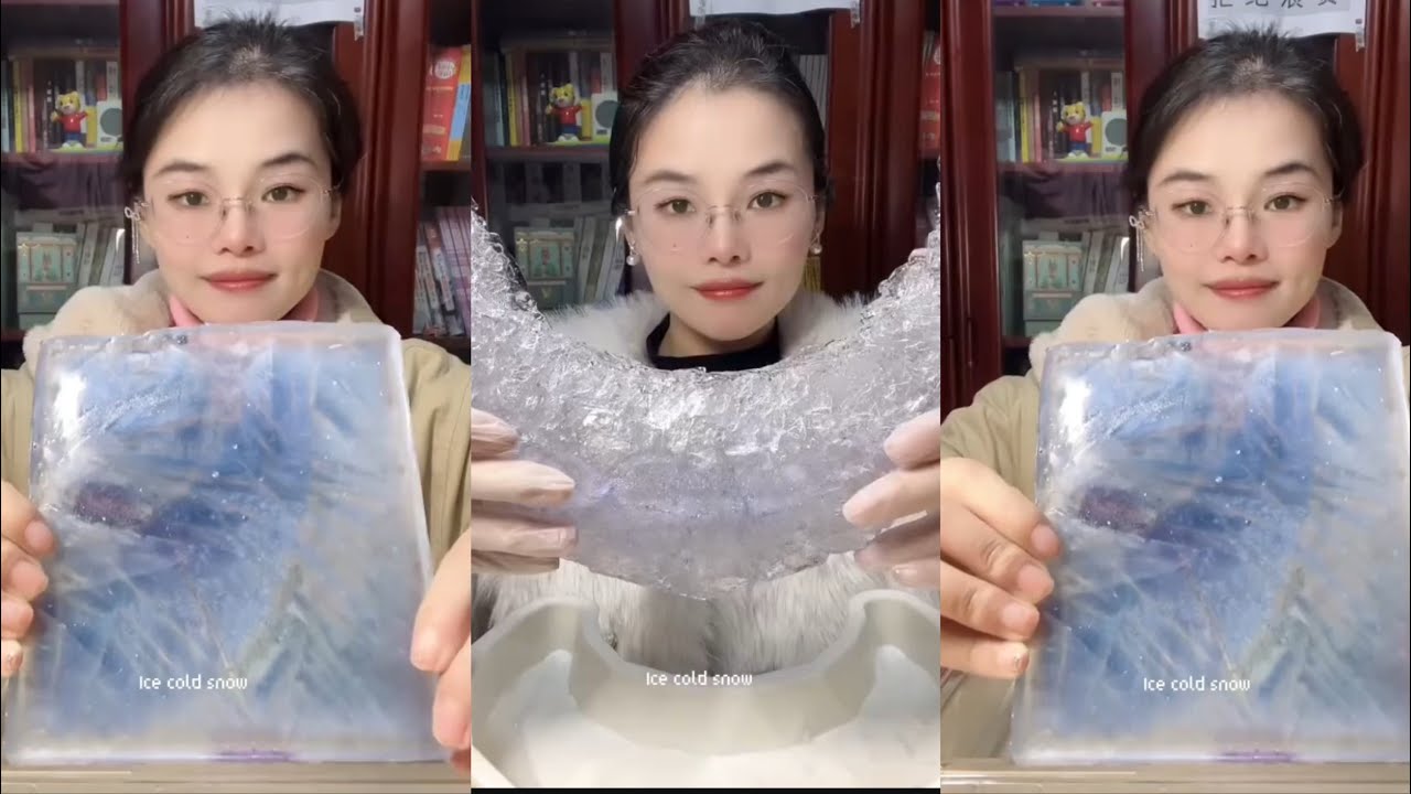 Shan/ ASMR HARD ICE EATING/ CRUSHED ICE/ICE/FREEZER FROST/ ASMR HARD ...