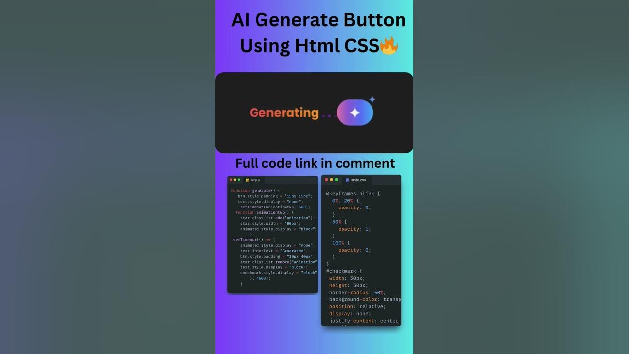 Ai Generate Button Design Using Html Css Coding Htmlcss Cssanimation Youtube 