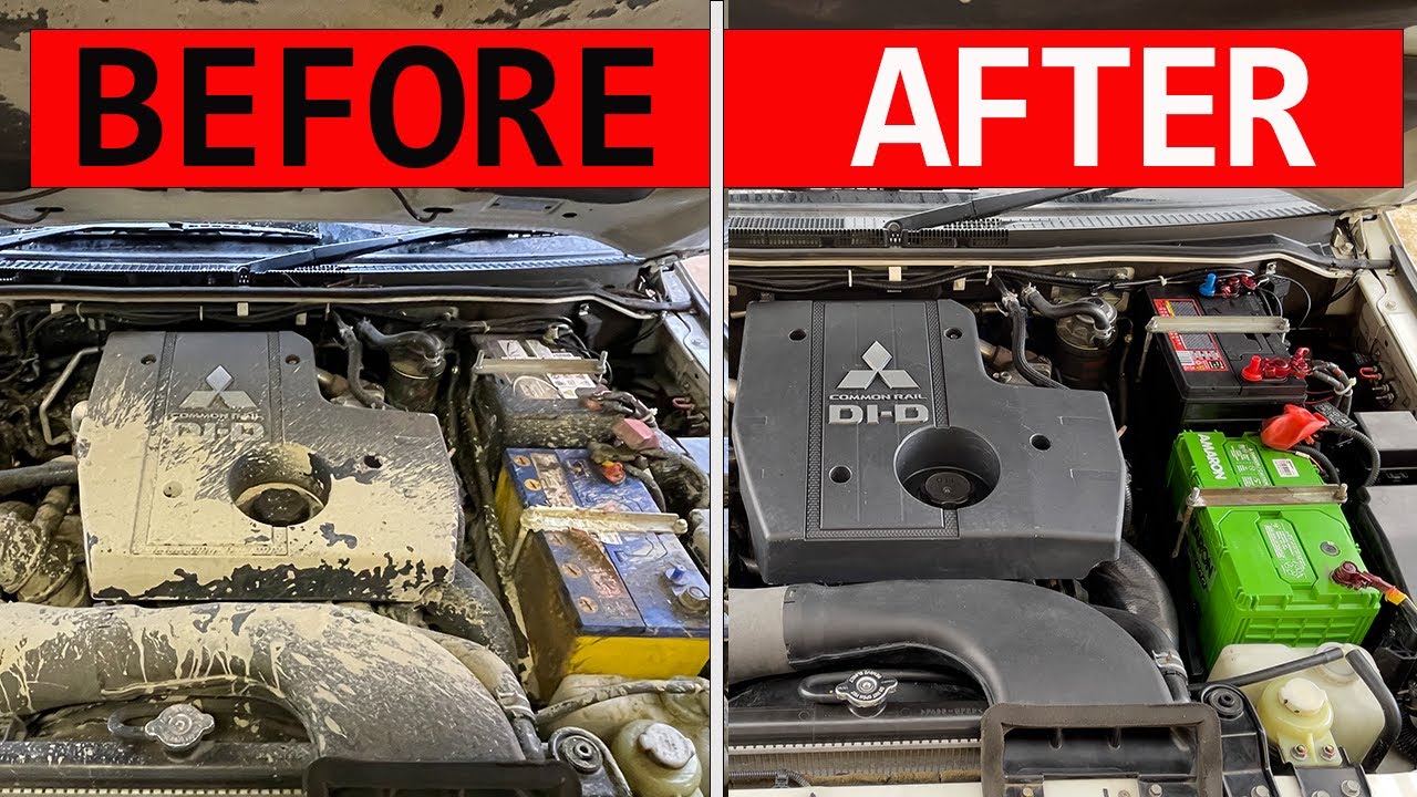 EASY Engine Bay CLEAN and Detailing any 4WD - YouTube