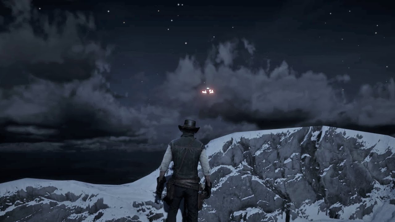 Red Dead Redemption 2 - 2nd UFO Sighting Gameplay - No Commentary - YouTube