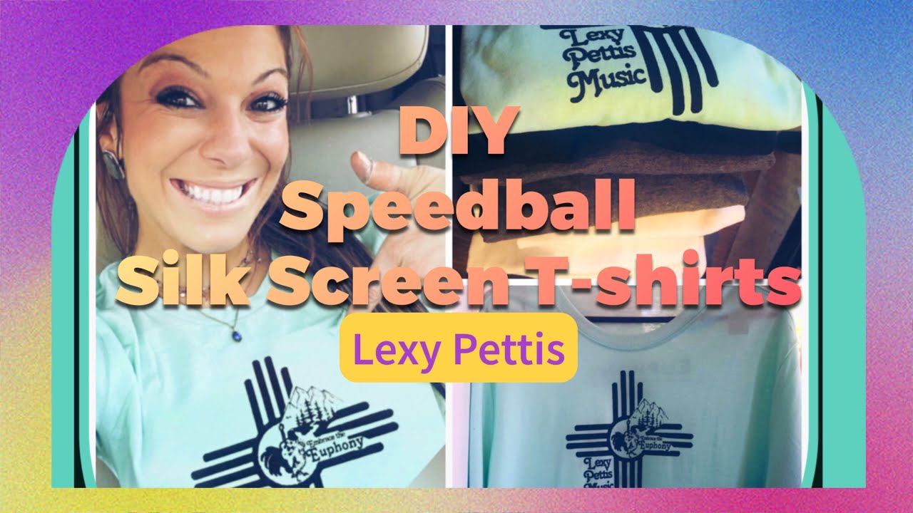 DIY Speedball Silk Screen Printing w/ Lexy Pettis - YouTube