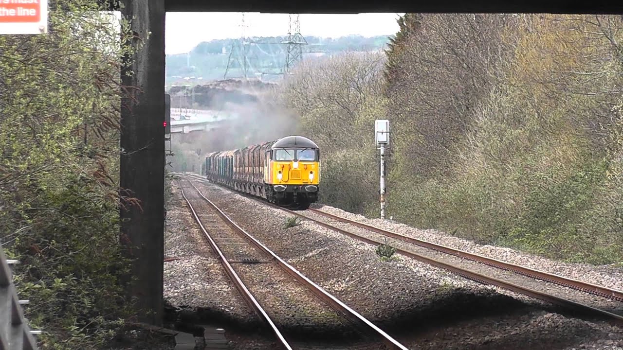 Colas 56113 through Baglan on the 6M54 Baglan Bay Chirk Logs 01/04/2014 ...