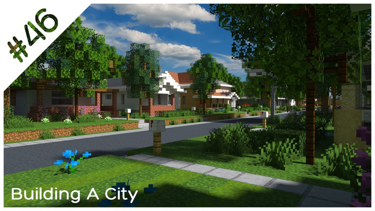 Building A City #46 (S2) // Suburbs Pt. 5 // Minecraft Timelapse - YouTube