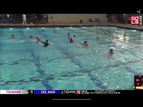 Amaya Dresevic fakes, shot skip goal Del Mar vs Tsunami July 2025 JO's