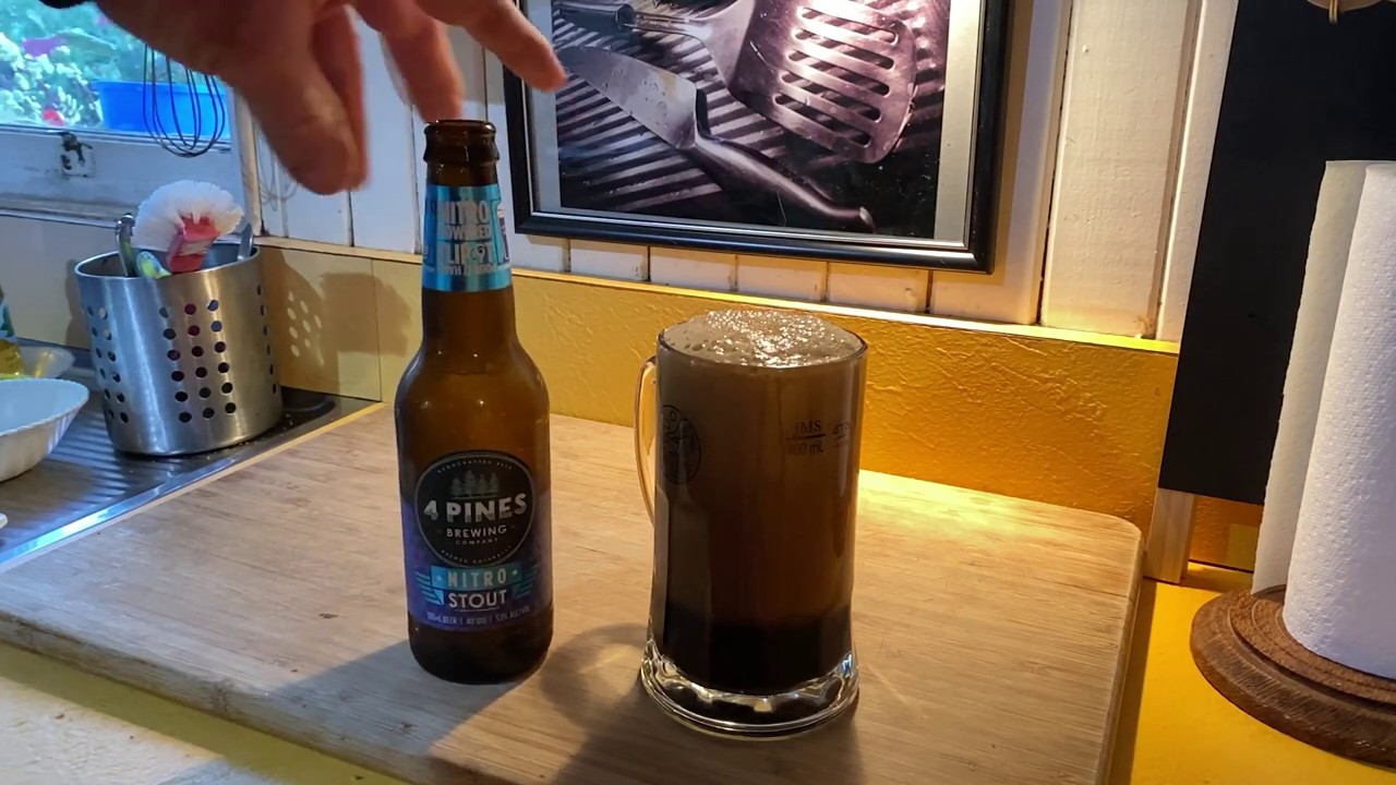 4 PiNES NITRO StOUT - YouTube
