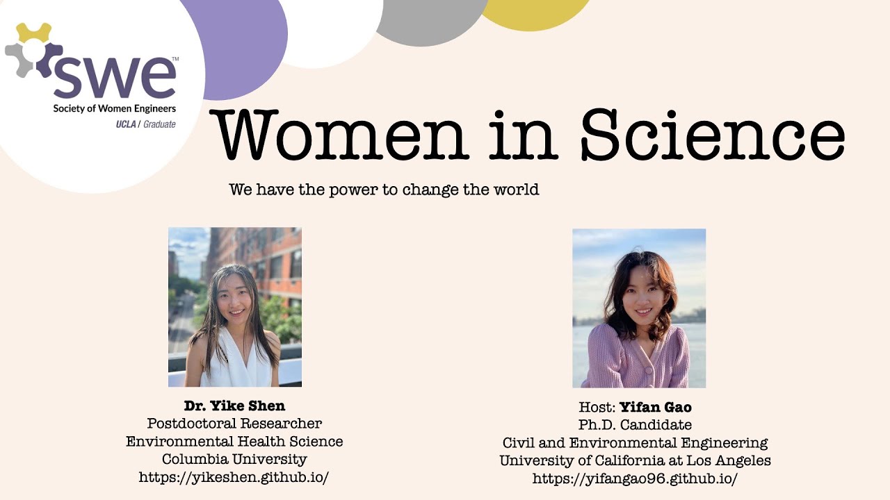Episode 6 | Yike Shen | Yifan Gao | Women in Science: We have the power to change the world ...