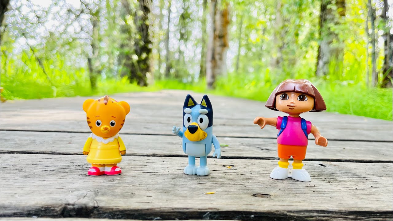 Dora! Bluey and Daniel Tiger PONDS and Wildife Sanctuary Nature Videos ...