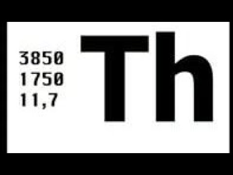 Elemento Químico Torio (Th)- Características, Usos y Datos :] - YouTube