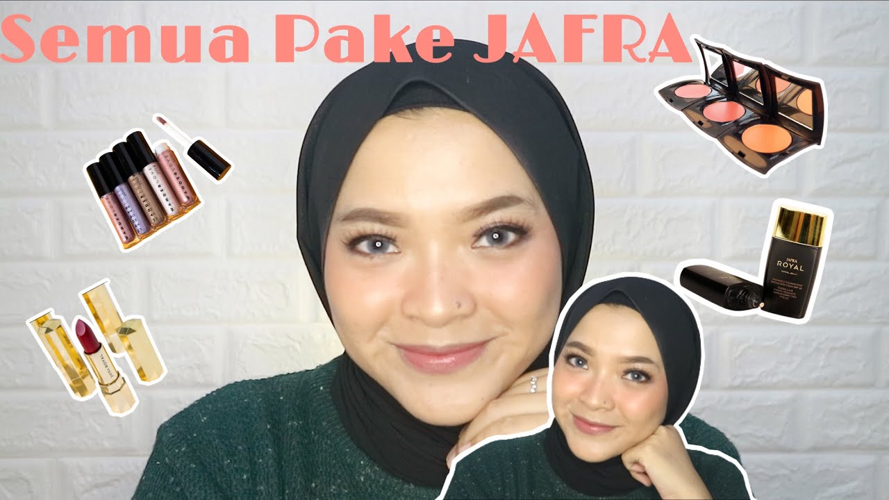 TUTORIAL NATURAL MAKEUP | SEMUA PAKE PRODUK JAFRA - YouTube