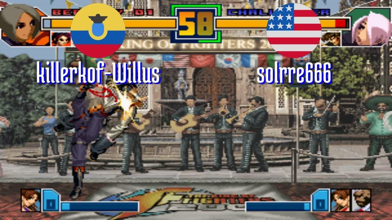 FT5 @kof2001: killerkof-Willus (EC) vs solrre666 (US) [King of Fighters ...