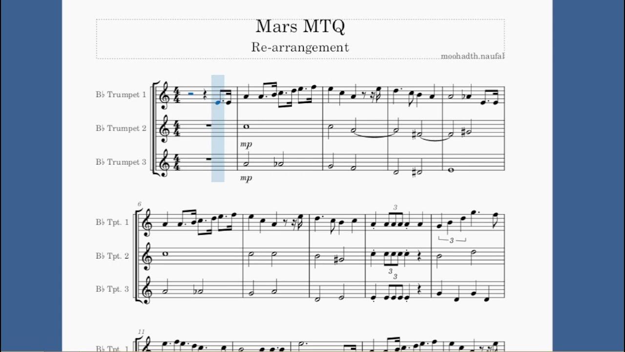 Mars MTQ | Trumpet Ensemble - YouTube