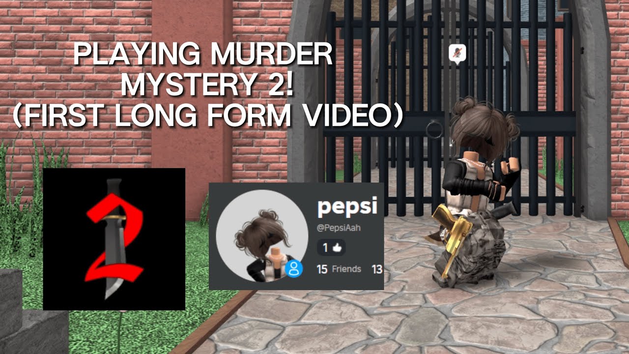 Playing Murder Mystery 2 on ROBLOX! (First long form video) - YouTube