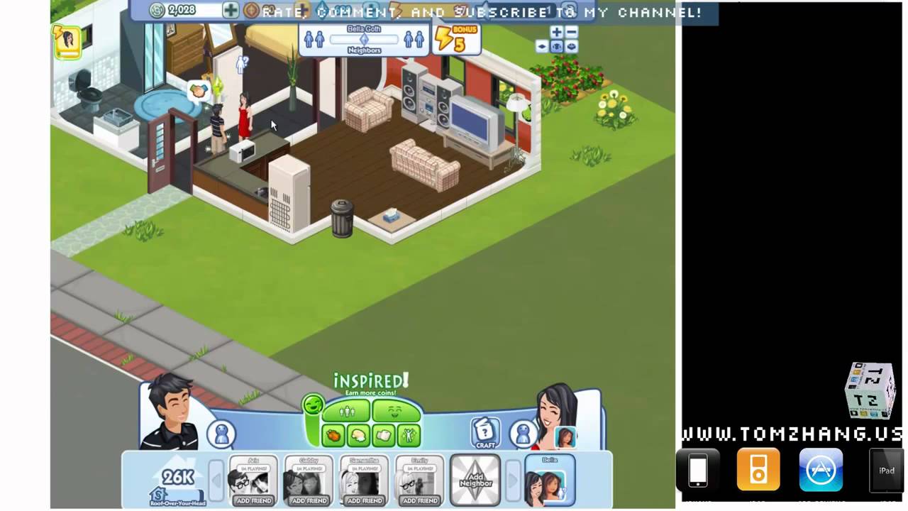 The Sims Social gameplay 2 - YouTube