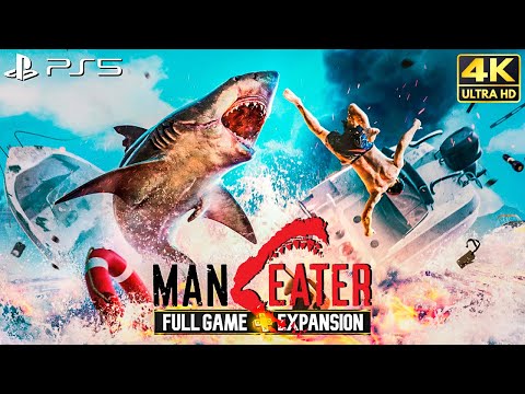 Maneater - Full Game Walkthrough (Including DLC) 4K 60FPS