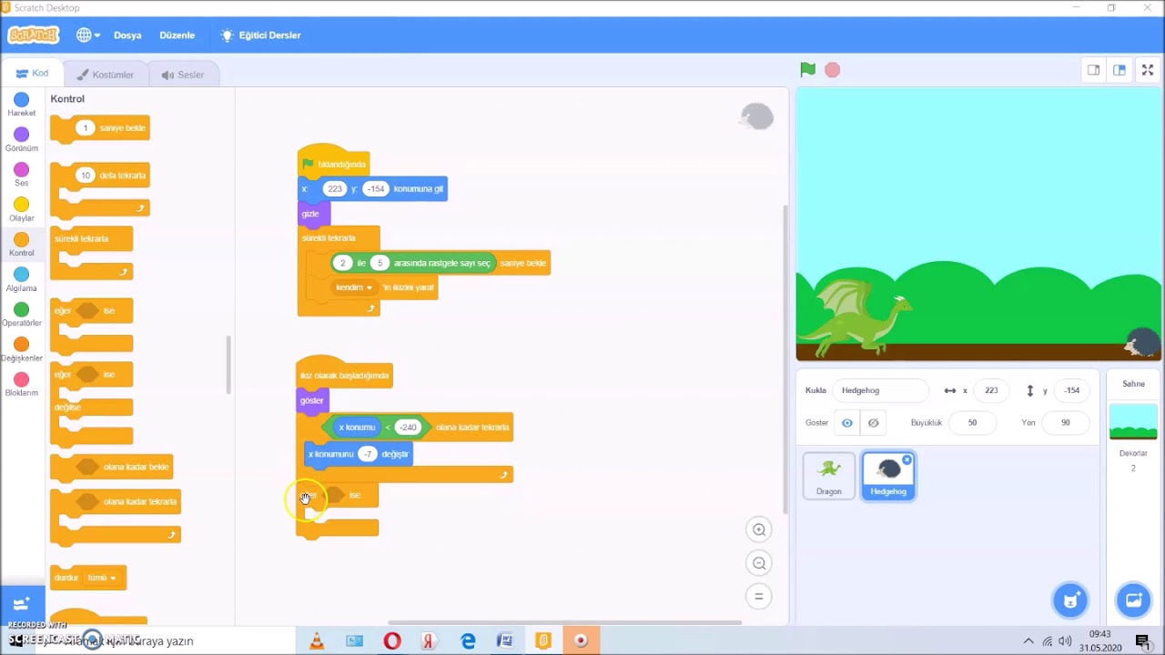 Scratch Engel Atlama Oyunu - YouTube