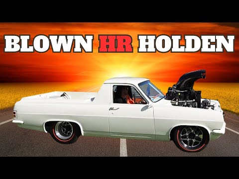 SUPERCHARGED V8 HR HOLDEN UTE DRAG CAR #cars #supercars #carshow - YouTube