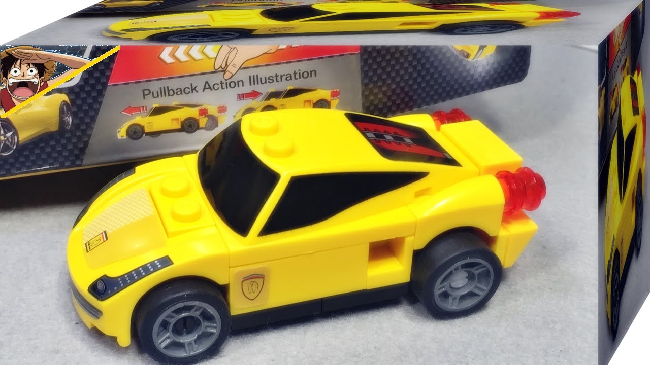 decool 페라리 458 이탈리아 풀백 자동차 쉘 프로모션 30194 레고 짝퉁 조립 리뷰 Lego knockoff ...