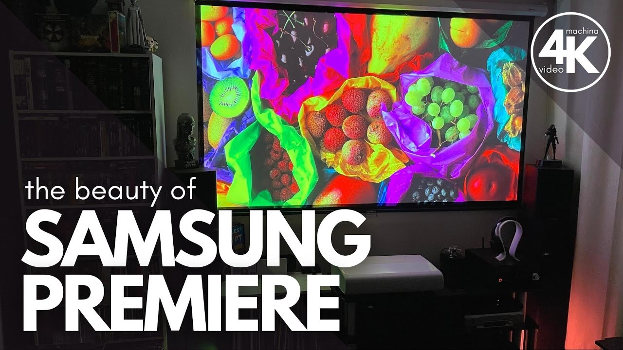 The Beauty of the SAMSUNG PREMIERE 4K Laser Projector - YouTube