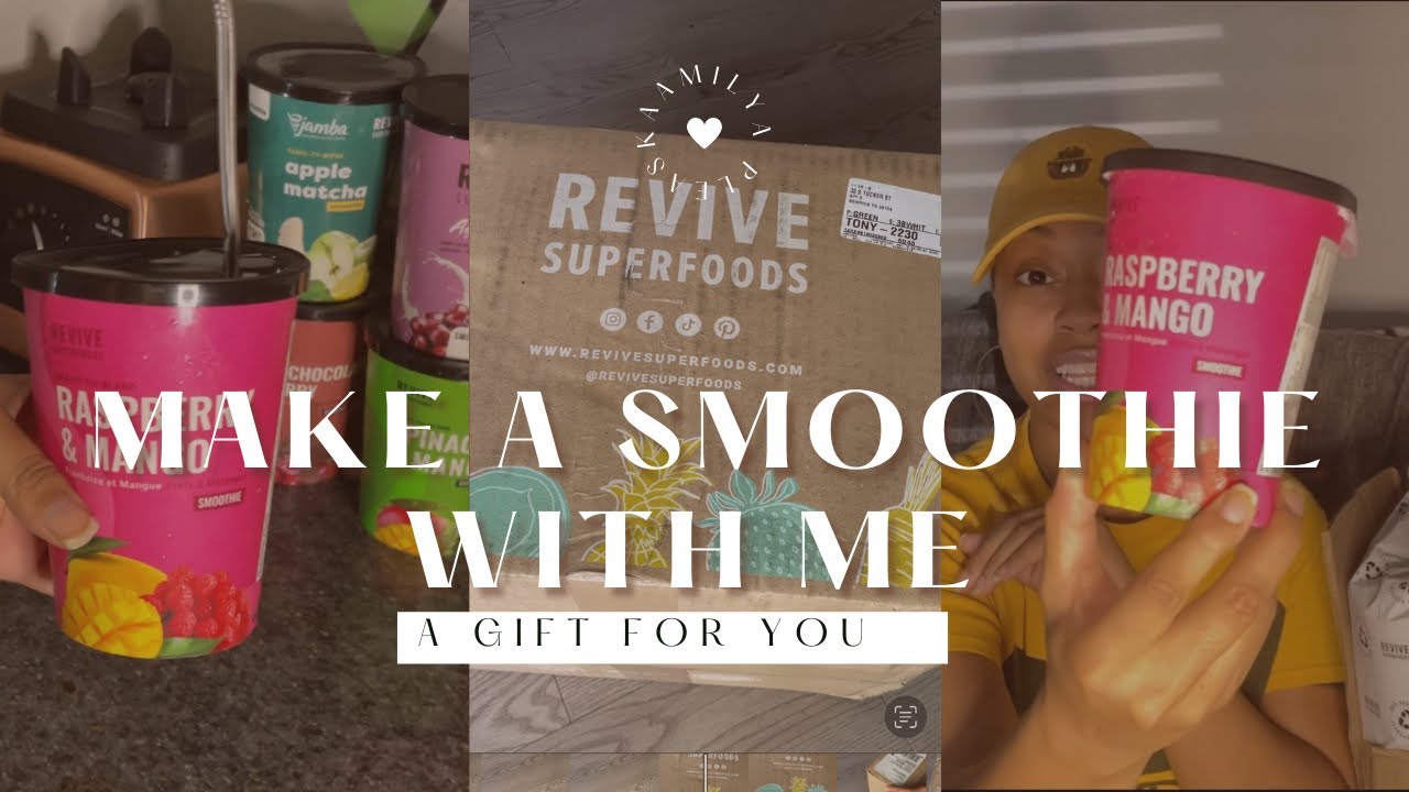 unboxing and making delicious smoothies with revive superfoods - YouTube