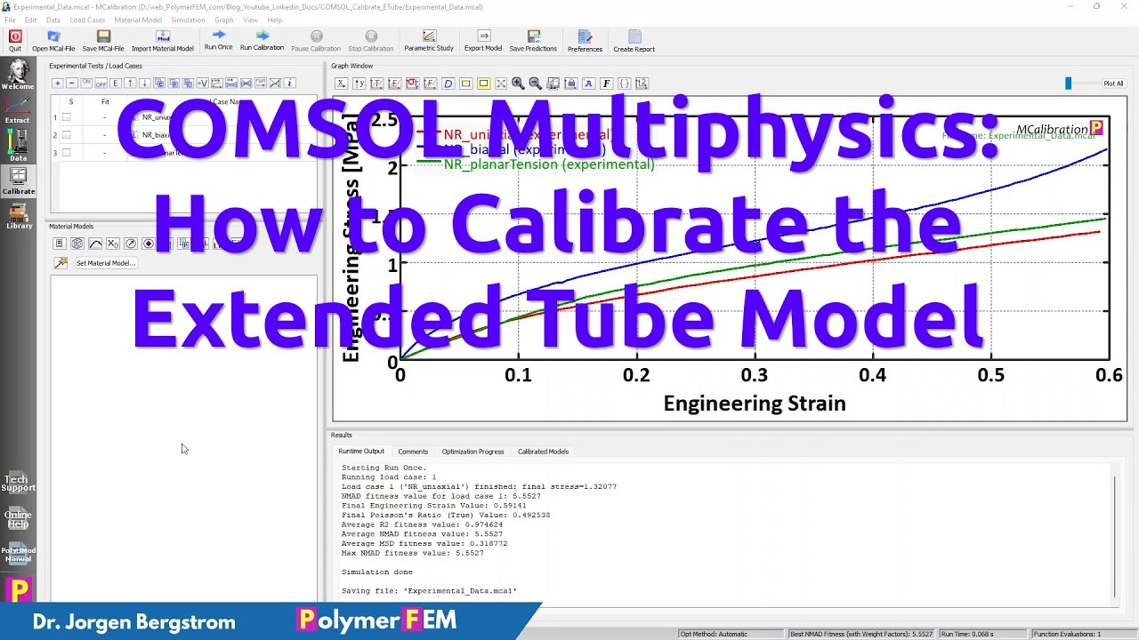 COMSOL Multiphysics: How to Calibrate the Extended Tube Model - YouTube
