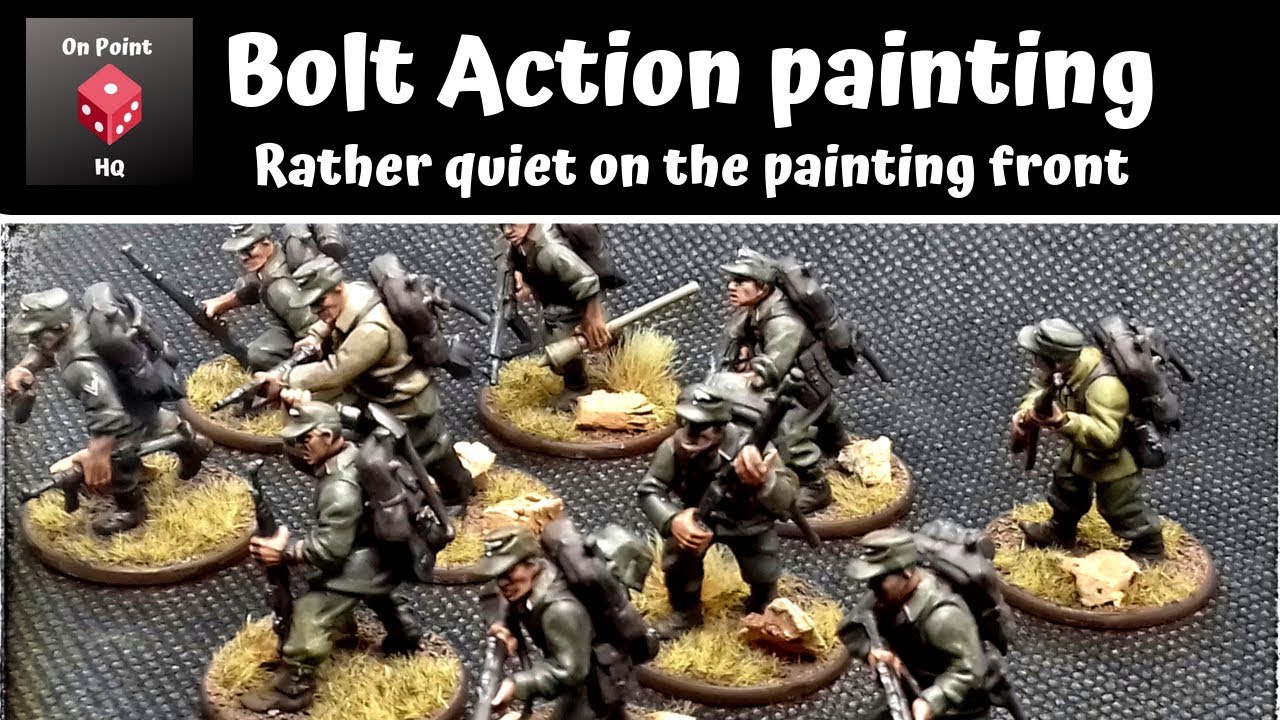 Bolt Action painting - Rather quiet on the painting front - YouTube