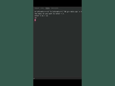 c++ program to find sum and average of n numbers using do while loop @PWOShivam #shorts - YouTube