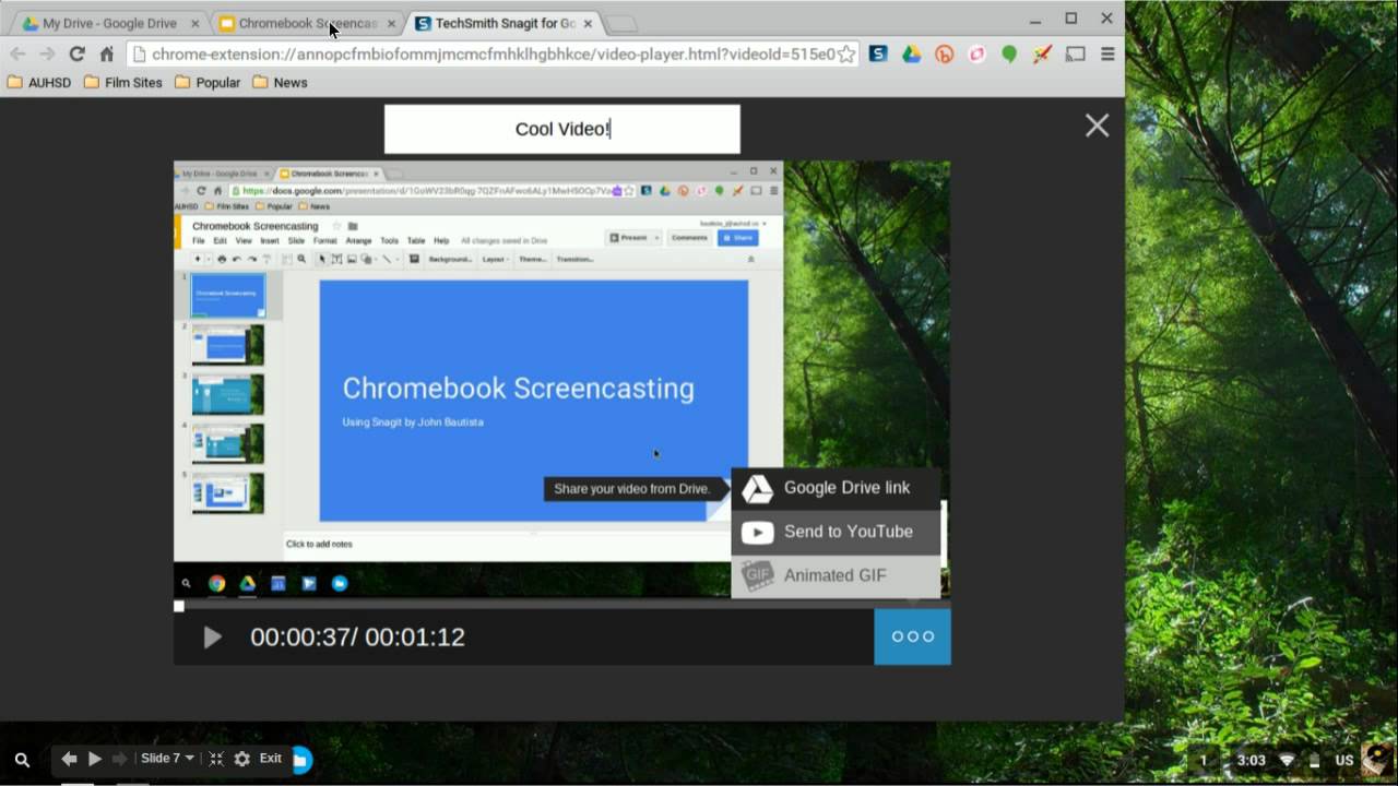 Chromebook Screencasting Tutorial - YouTube