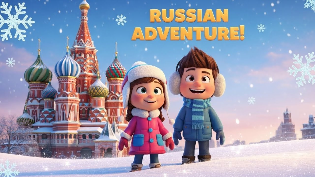 Russia Adventure for Kids! 🌍 ️ Fun Geography Learning Song | Minor ...
