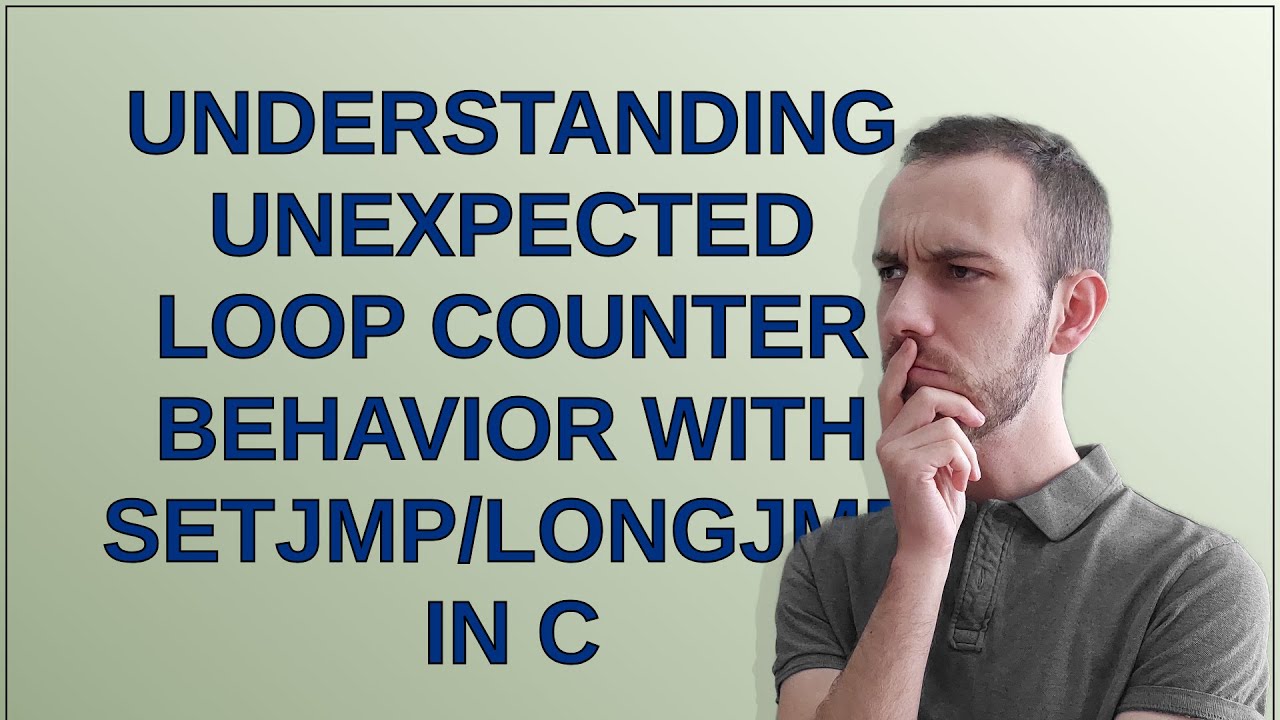 Understanding unexpected loop counter behavior with setjmp/longjmp in C ...