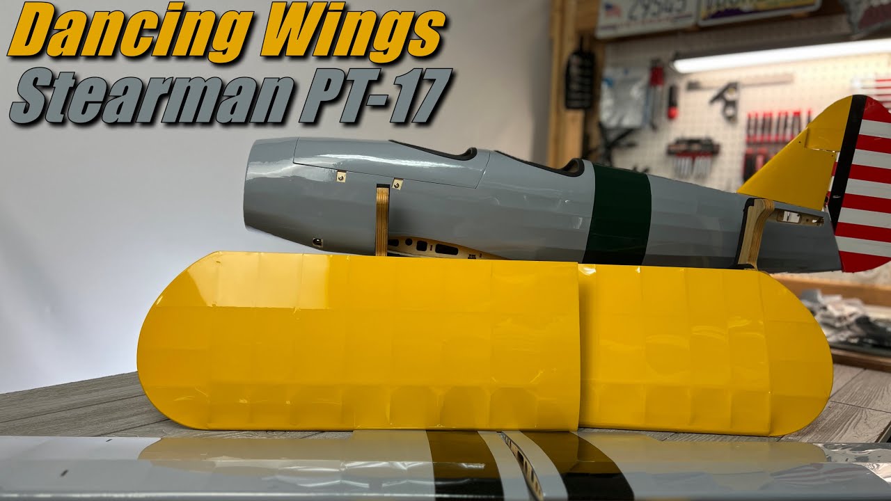 Balsa Stearman PT-17 Bi-Plane ARF • Dancing Wings - YouTube