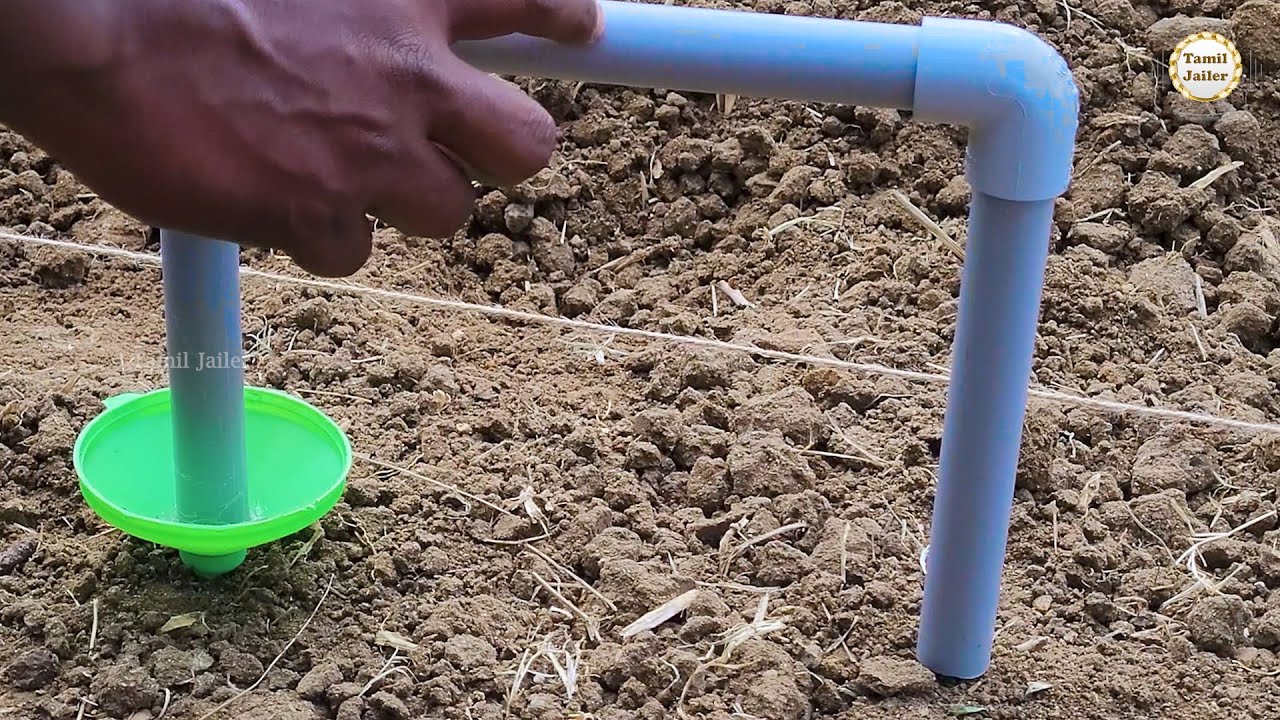 How to make a seed sowing tool? - YouTube