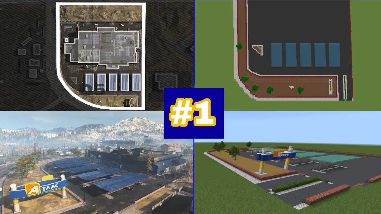 [#1] Remaking Verdansk in Minecraft: Superstore Grounds (PS4 Bedrock ...