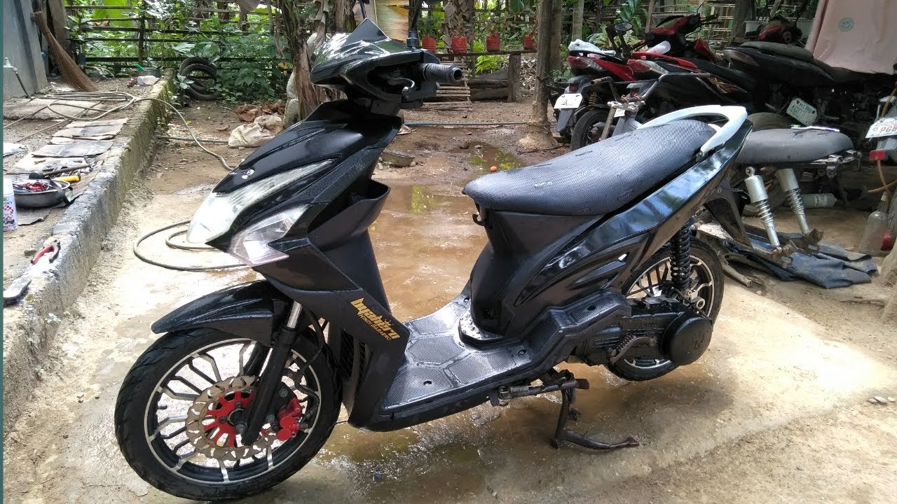 PAANO MAG RE-PEANT NG FAIRING NG RUSI GALA 125CC GAMIT ANG BOSNY PAINT ...