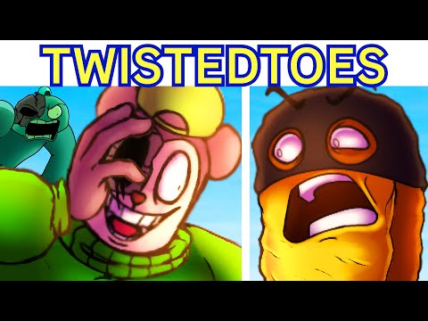 FNF TWISTEDTOES Official (Angus Vs Carl Nugget)  + Lyric Cutscene // THE END OF US AND YOU