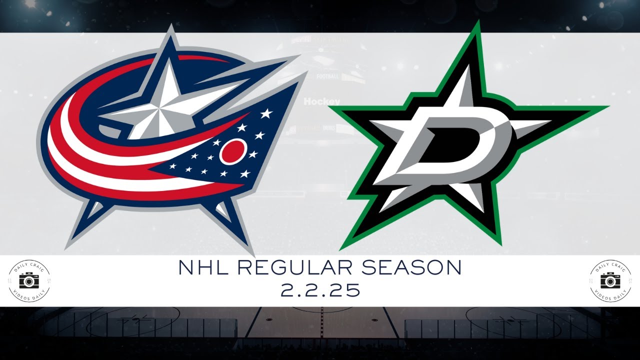 Blue Jackets vs Stars 2.2.25 Sim - Full Game Highlights (NHL 25 SIM ...