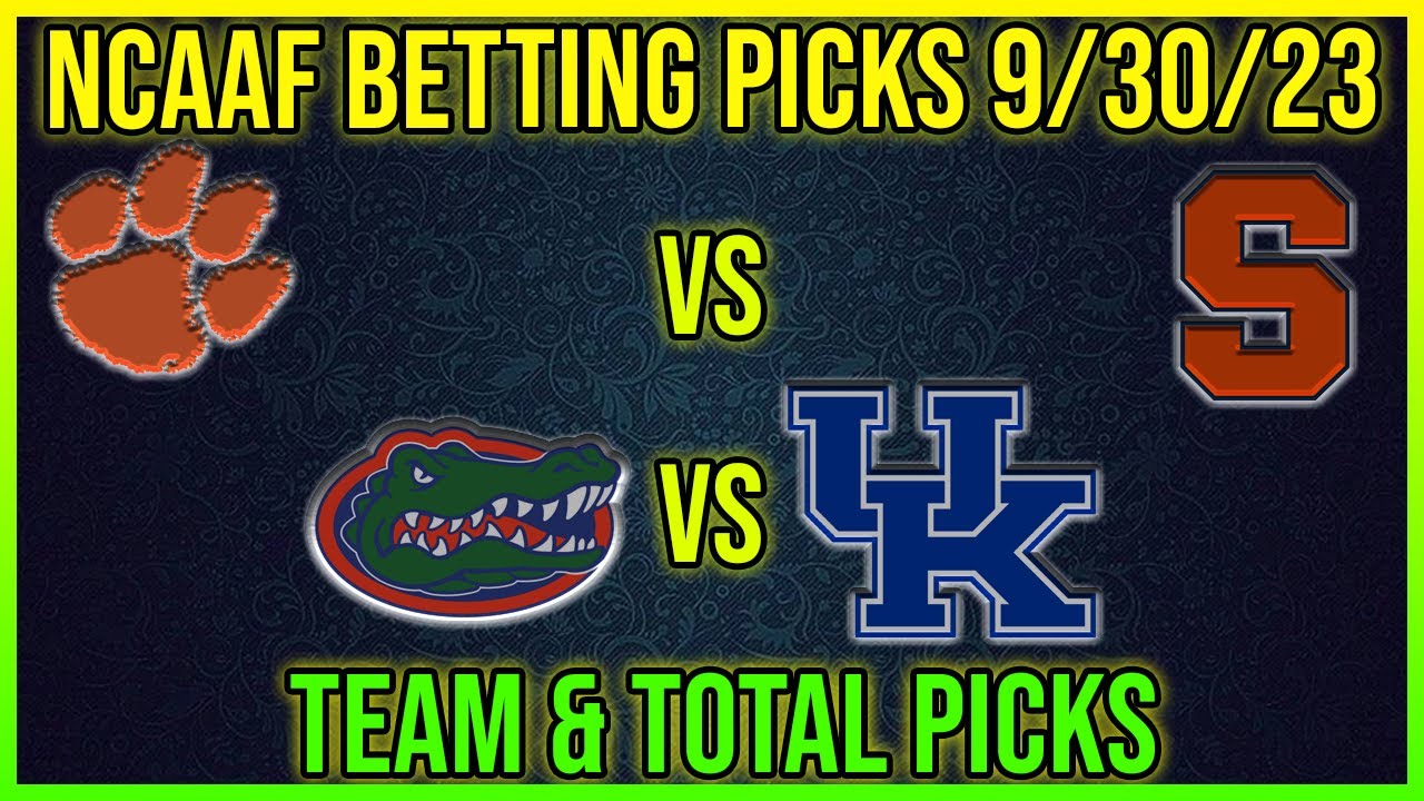 NCAAF Picks 9/30/23 Week 5 Daily College Football Betting Picks Free ...