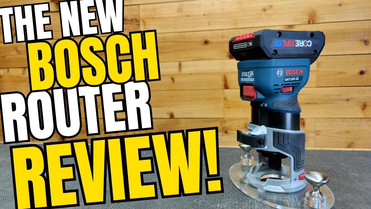 The Brand New BOSCH Cordless Router!! - Full Review - YouTube