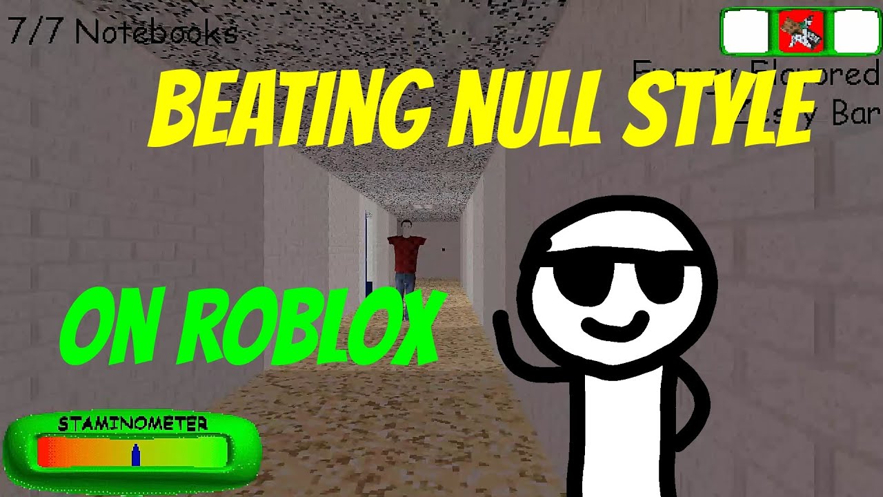 Beating null style on roblox - YouTube